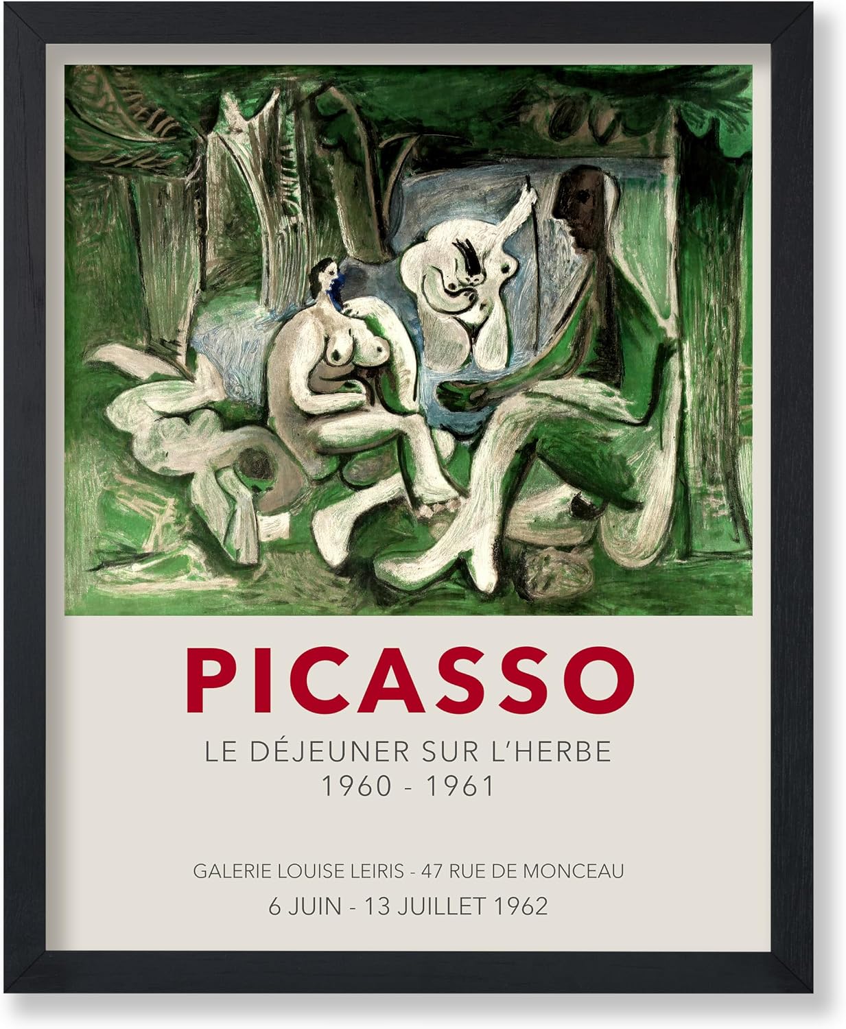 Amazon.com: Poster Master Vintage Pablo Picasso Poster - Retro The ...