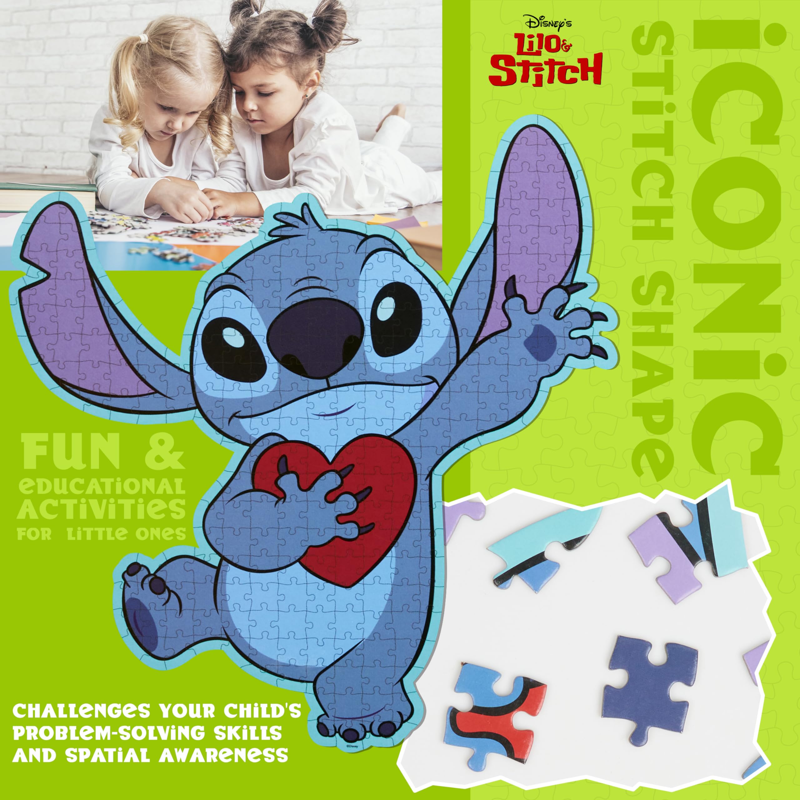 Disney Stitch Puzzle for Kids, 250 Pieces Jigsaw Puzzle 7 Years Up ...