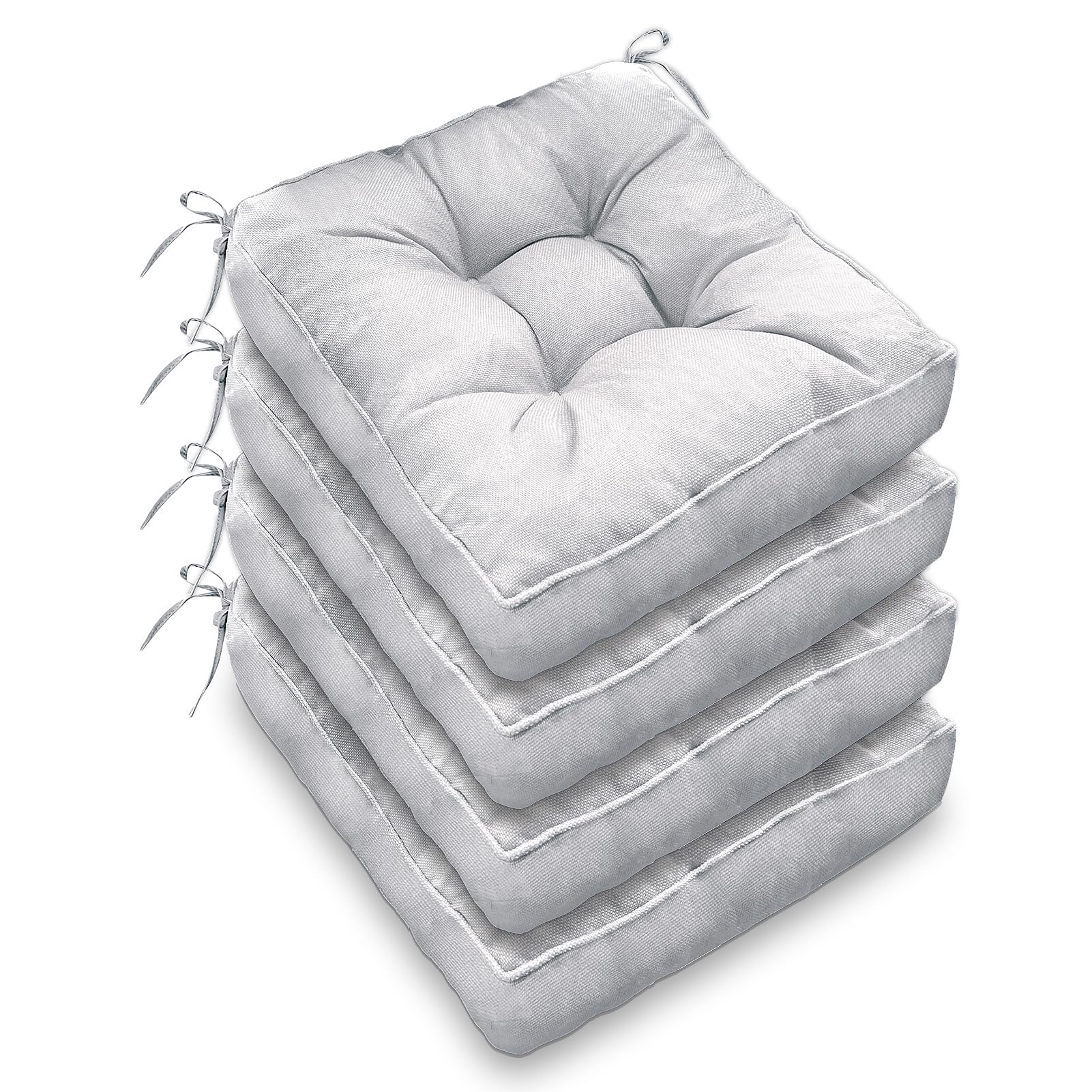 Amazon.com : FIEATES Outdoor Chair Cushions Square Seat Cushion for ...