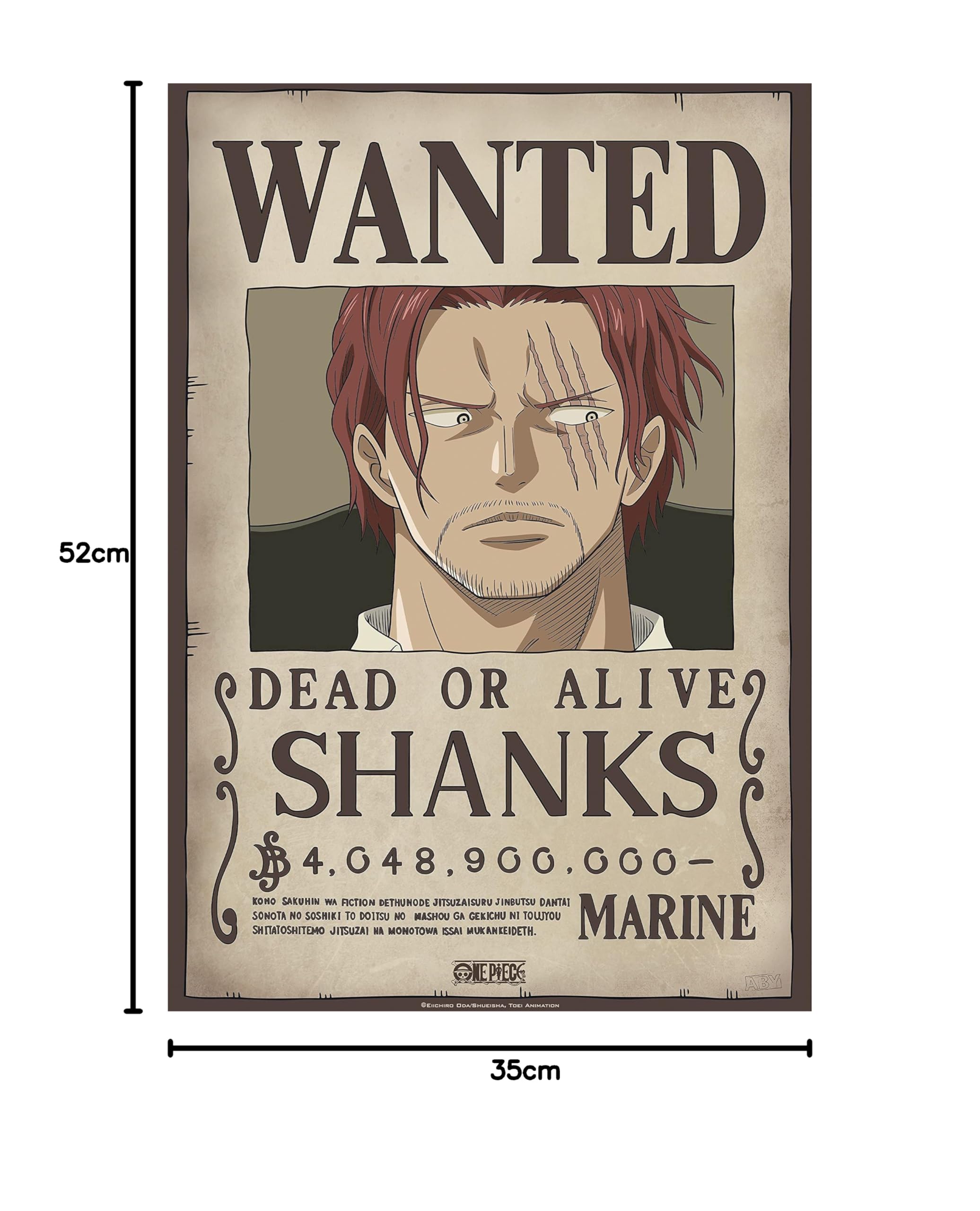 One Piece Wanted Posters Shanks Just Finished Drawing Shanks Wanted