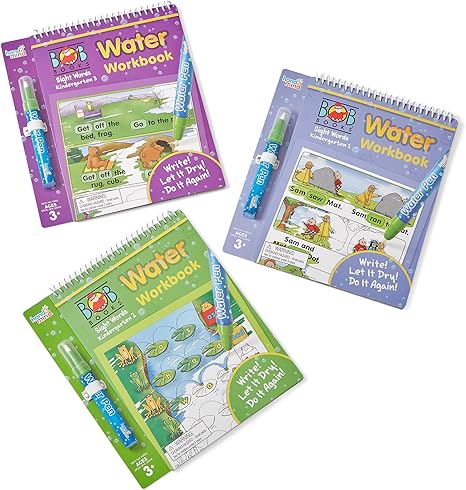 Amazon.com: hand2mind Bob Books Sight Words Water Workbook Set, Water ...