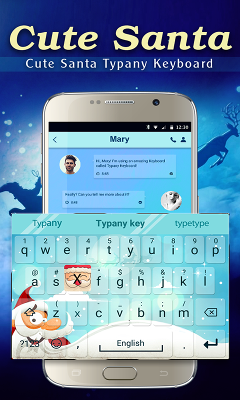 Santa Claus Theme&Emoji Keyboard:Amazon.com:Appstore for Android
