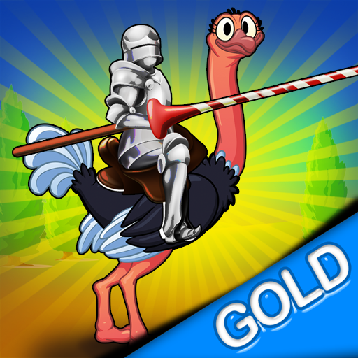 Medieval War Ostridge Joust : The crazy birds Knight Battle - Gold ...