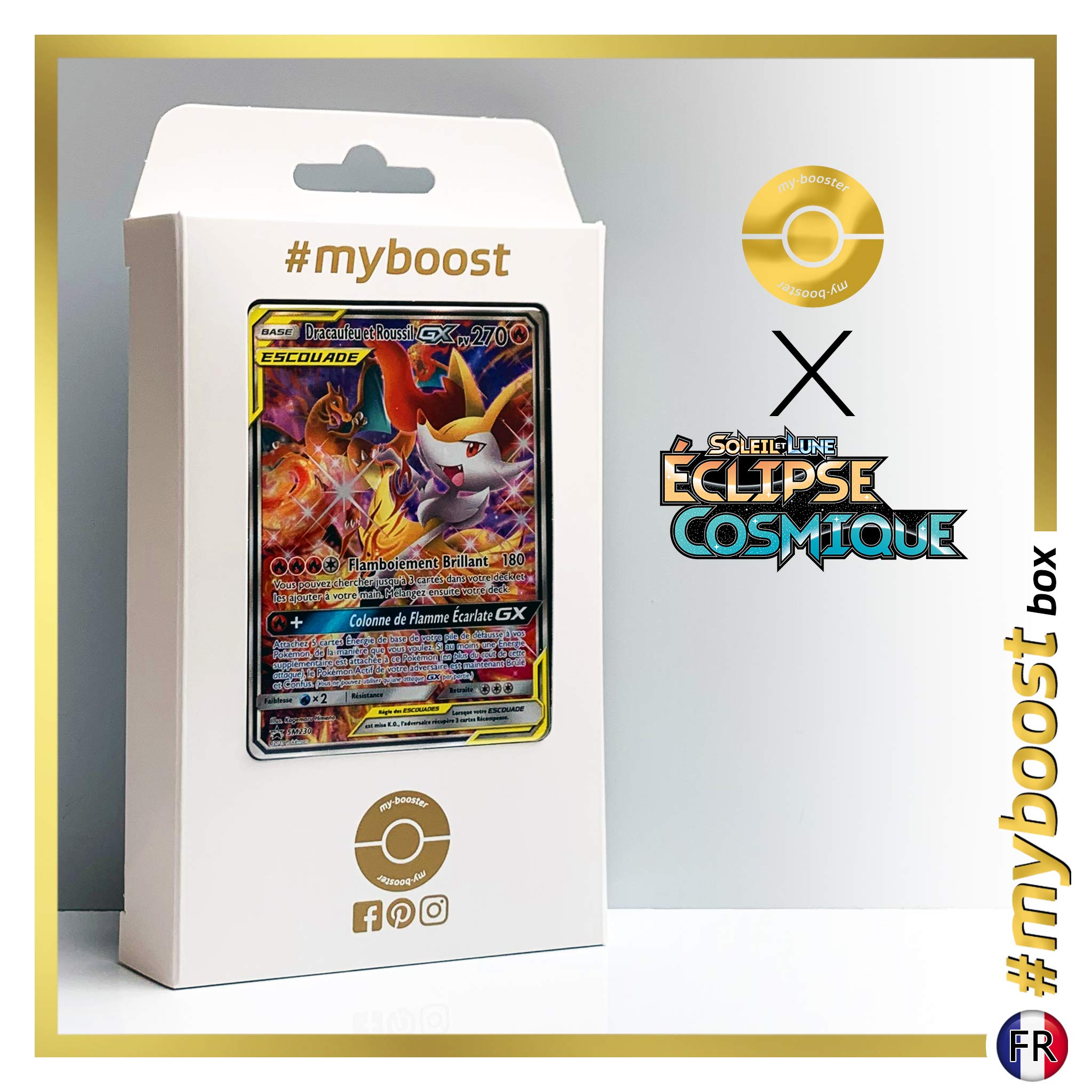 Dracaufeu Et Roussil Gx Charizard And Braixen Gx Sm230 Alternative ...