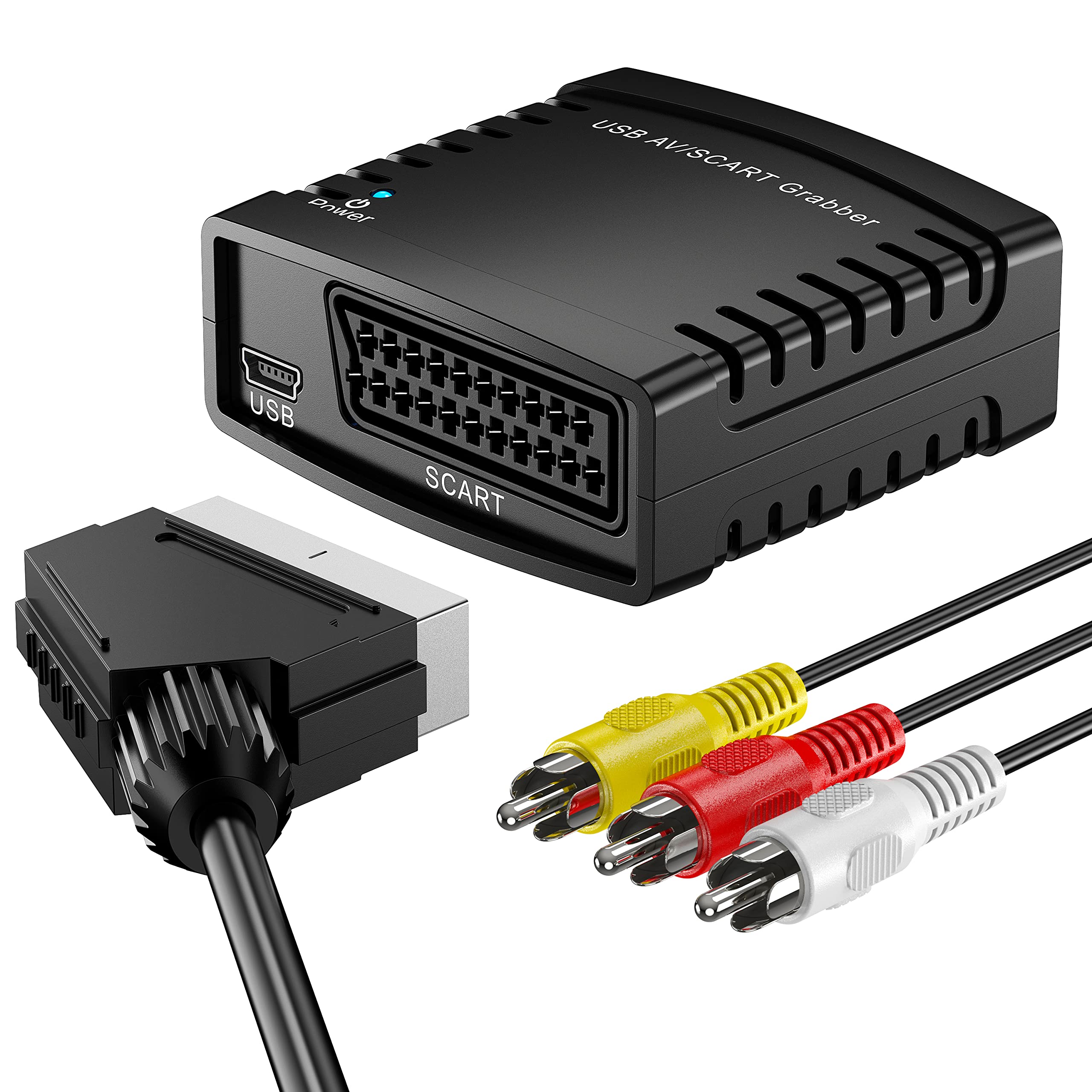 Buy Rybozen Video Grabber Capture Card Transfer TV / Hi8 / VHS to DVD ...