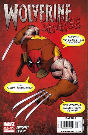Amazon.com: Wolverine: Savage #1 Ed McGuinness Deadpool Variant ...