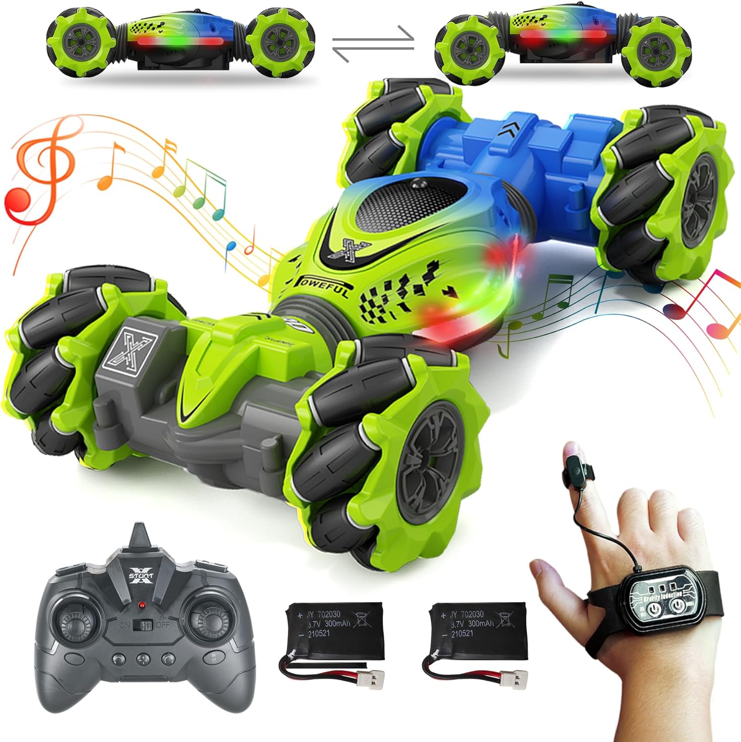 Amazon.com: KIEAHCEY Remote Control Car Gesture Sensing Hand Controlled ...