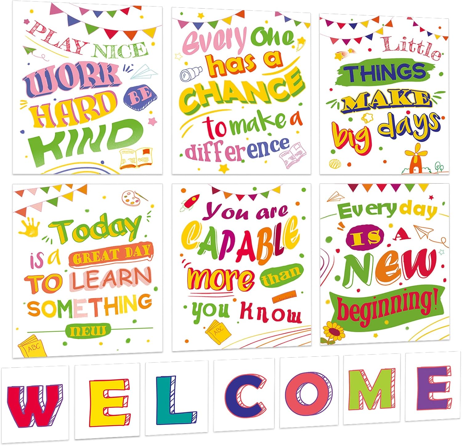 Motivational Classroom Posters Set - Inspire Australia | Ubuy