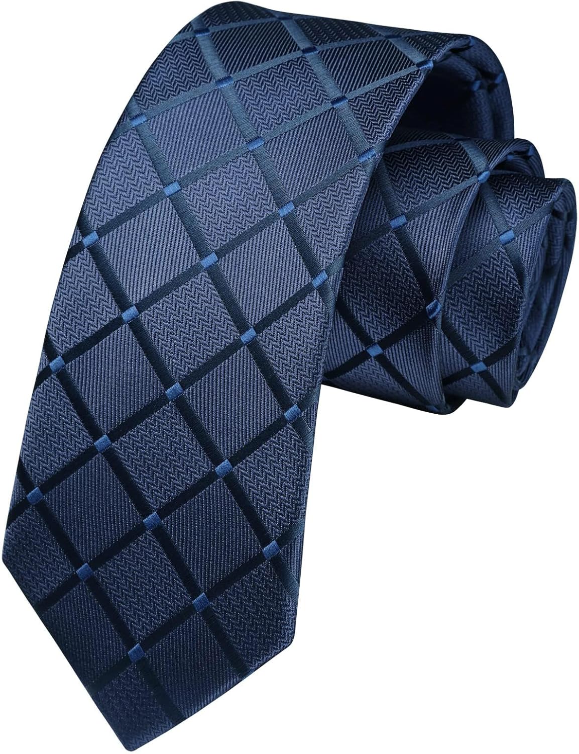 Excefore Skinny Ties for Men, Classic Men's Skinny Width 2.17", Wide Slim Ties in Different ...