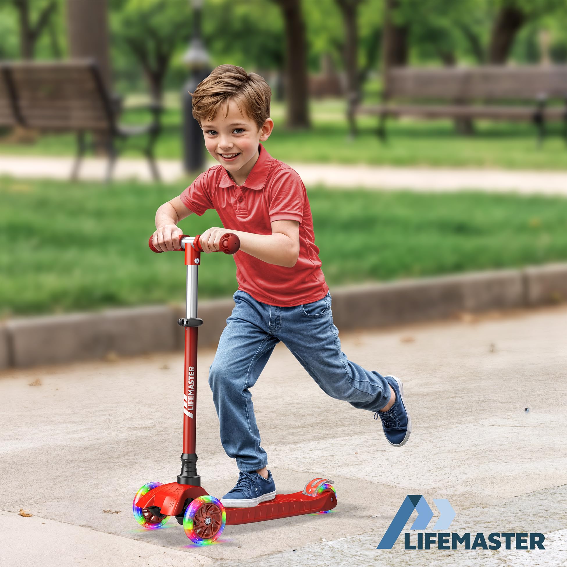 Snapklik.com : Kids Scooter Children And Toddler 3 Wheel Kick Scooter ...