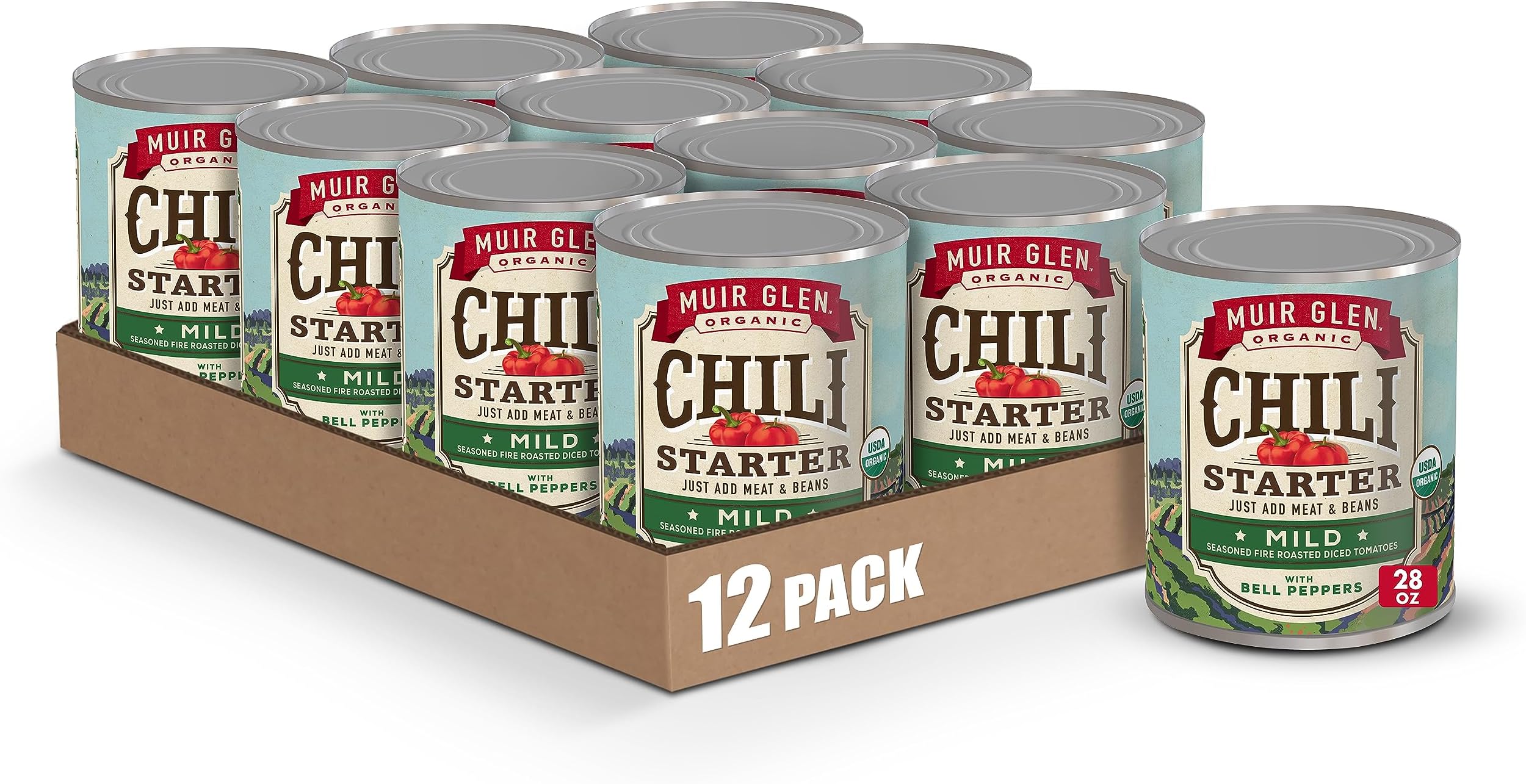 Amazon.com : Muir Glen Organic Chili Starter, Seasoned Fire Roasted ...