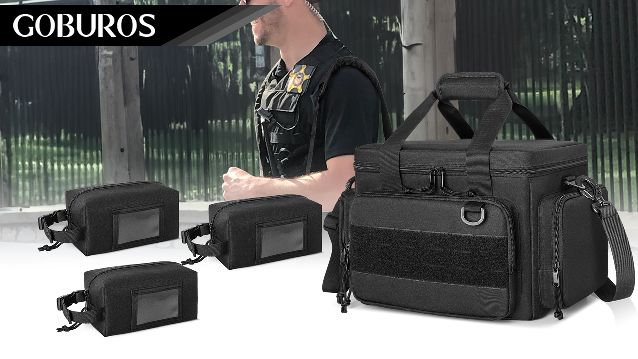 Watch GOBUROS Tactical Ammo Storage Bag with 3 Ammo Pouches on Amazon Live
