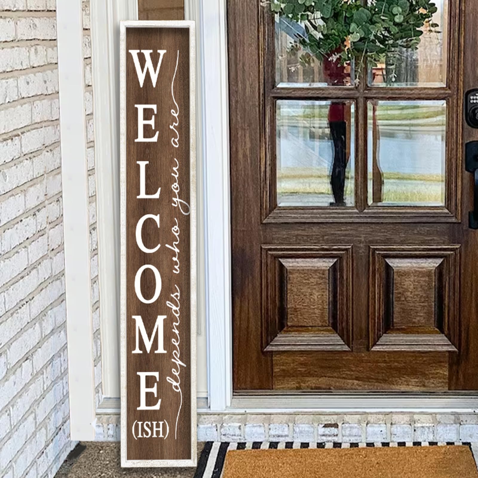 Amazon.com : 47.2 x 7.8 Inches Welcome Sign for Front Door Welcome Sign ...