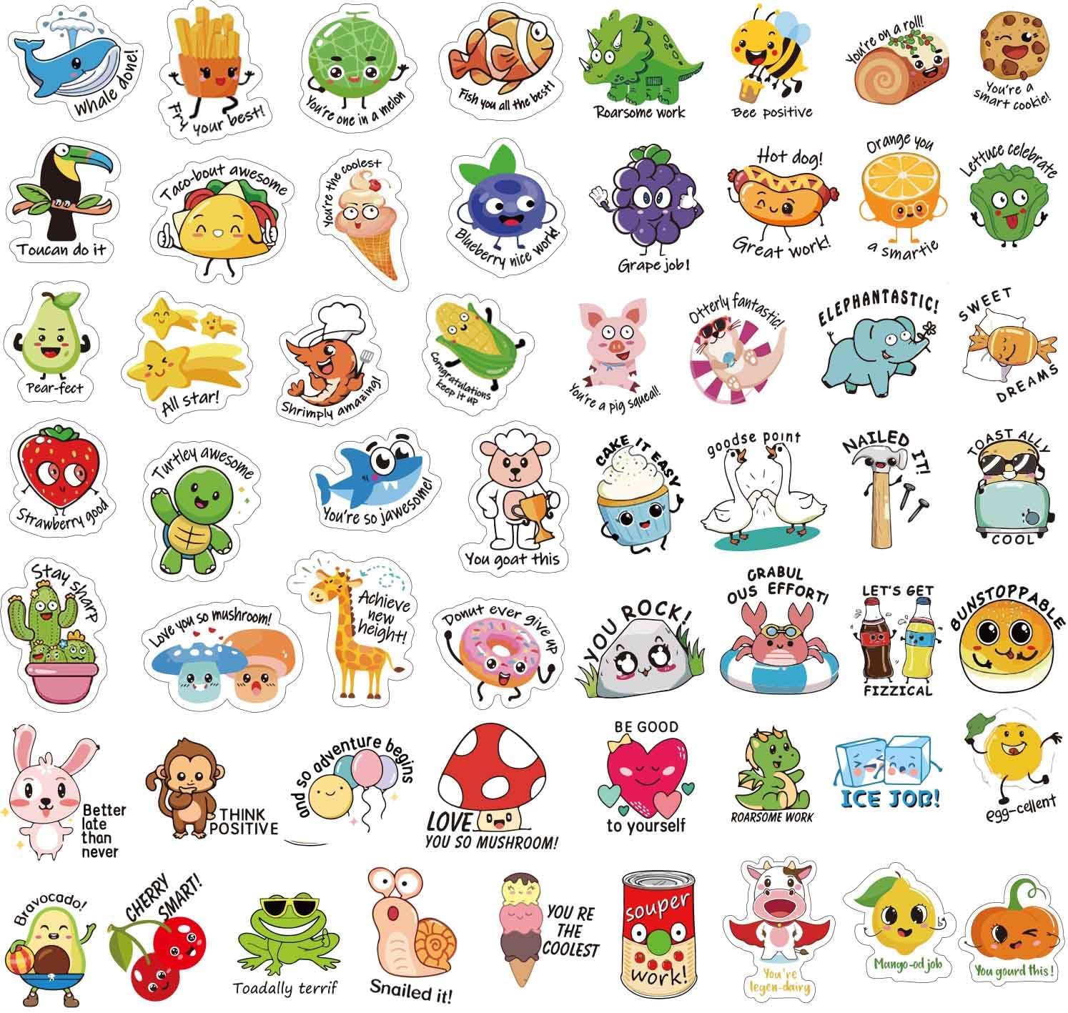 Amazon.com : CTP Emoji Fun Rewards Stickers, Emoji Stickers for ...