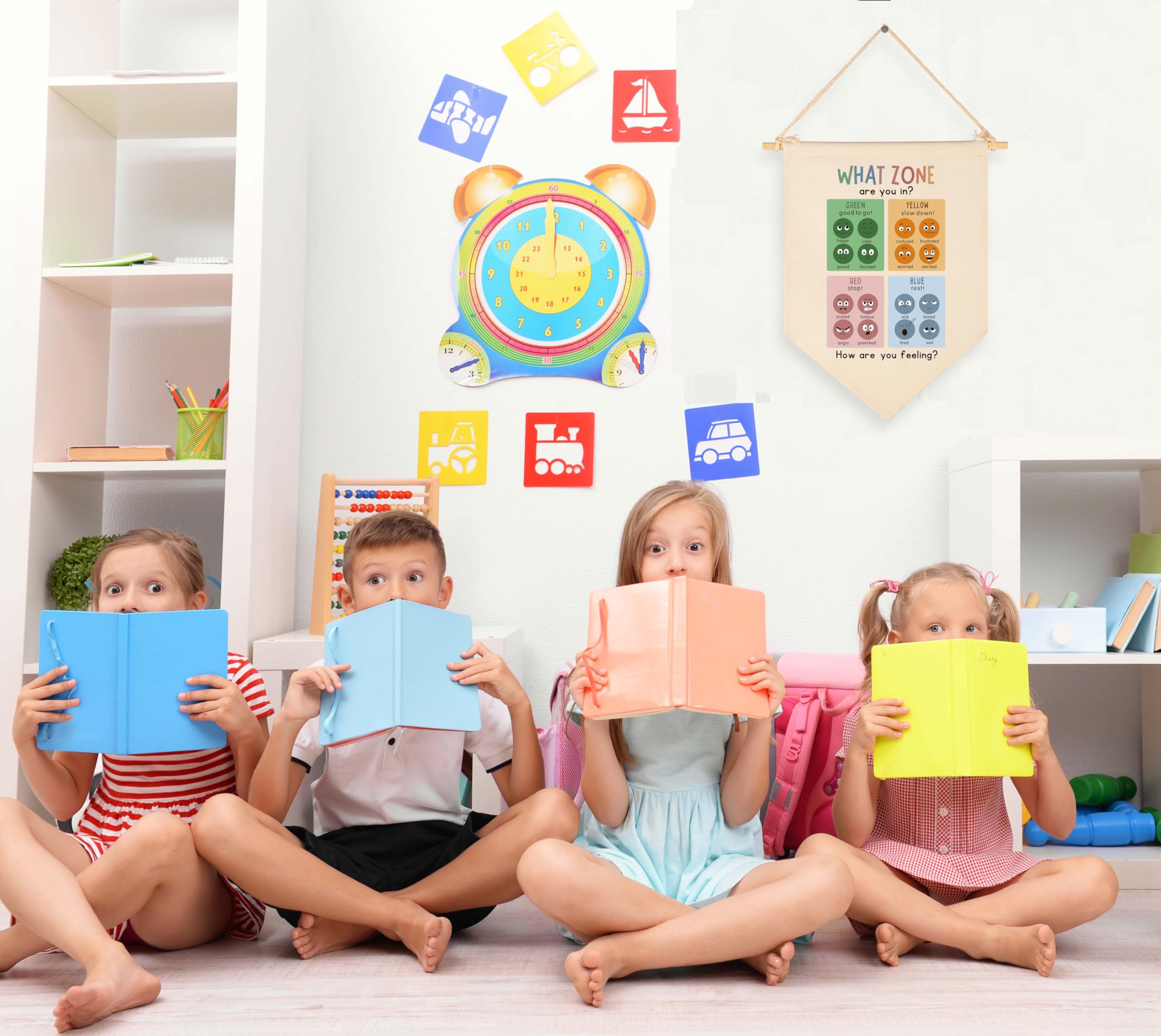 Snapklik.com : Zones Of Regulation-Calm Down Corner-Feeling Chart ...