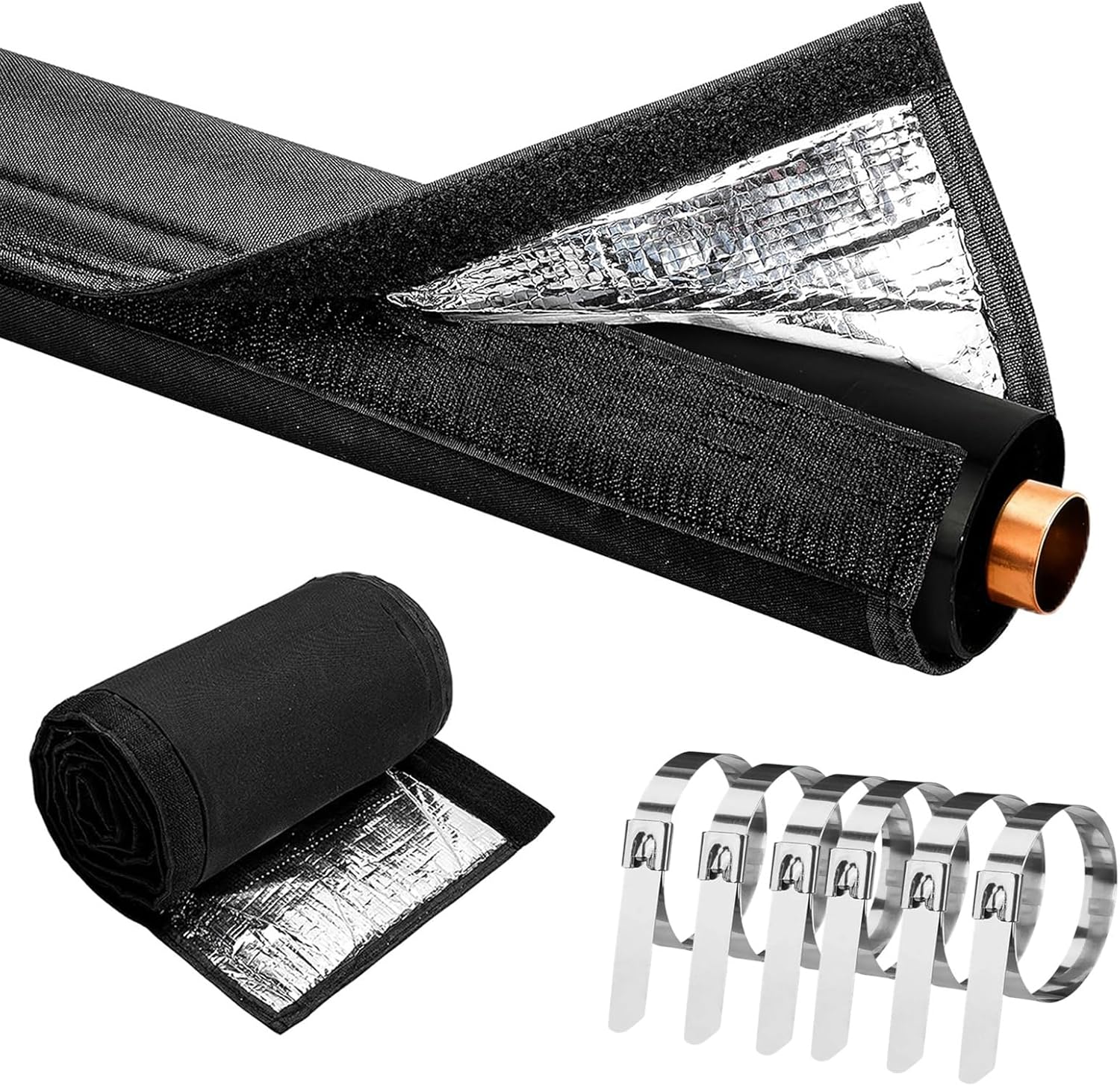 (1 Pack) 3-Layer AC Line Insulation Cover, 72 x 10.2 Inch 900D ...