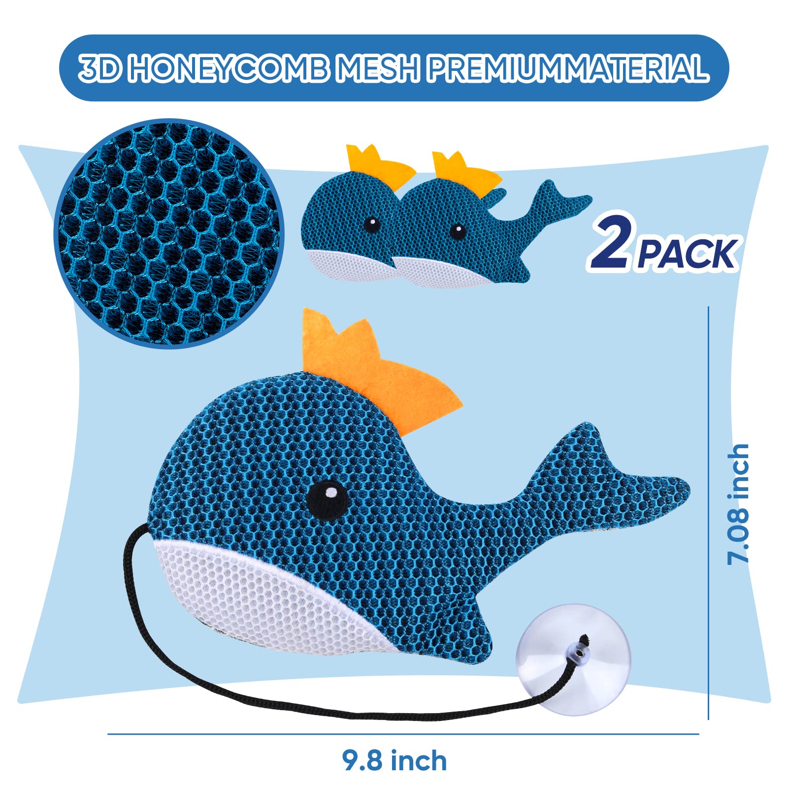 Snapklik.com : Hot Tub Scum Absorber Whale - 2 Pack Oil Absorbing Hot ...