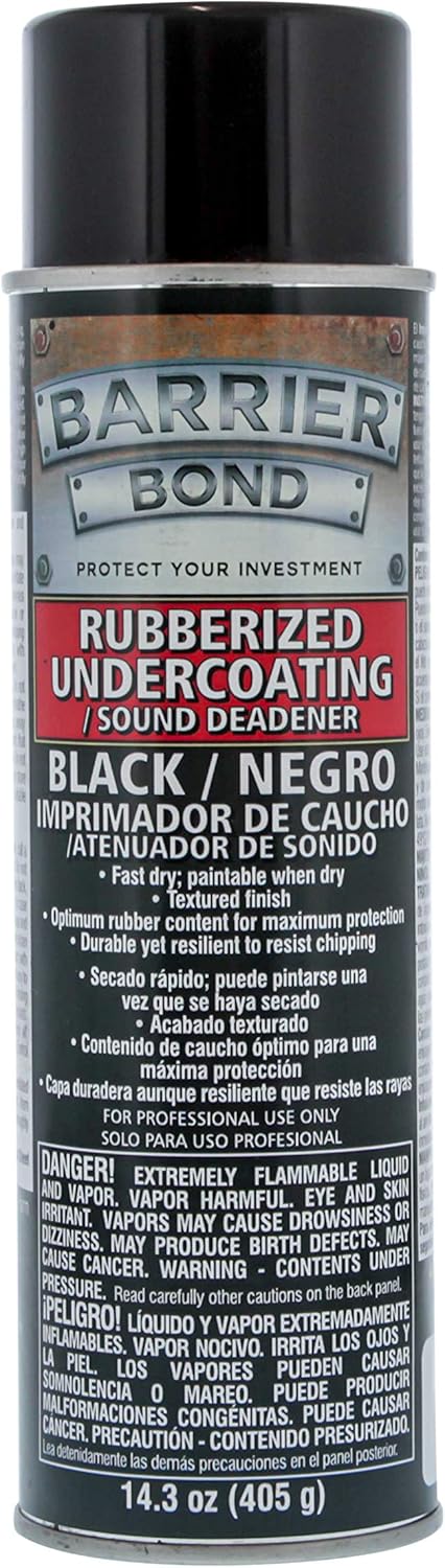 Buy Custom Shop Barrier Bond Black Rubberized Undercoating Sound ...