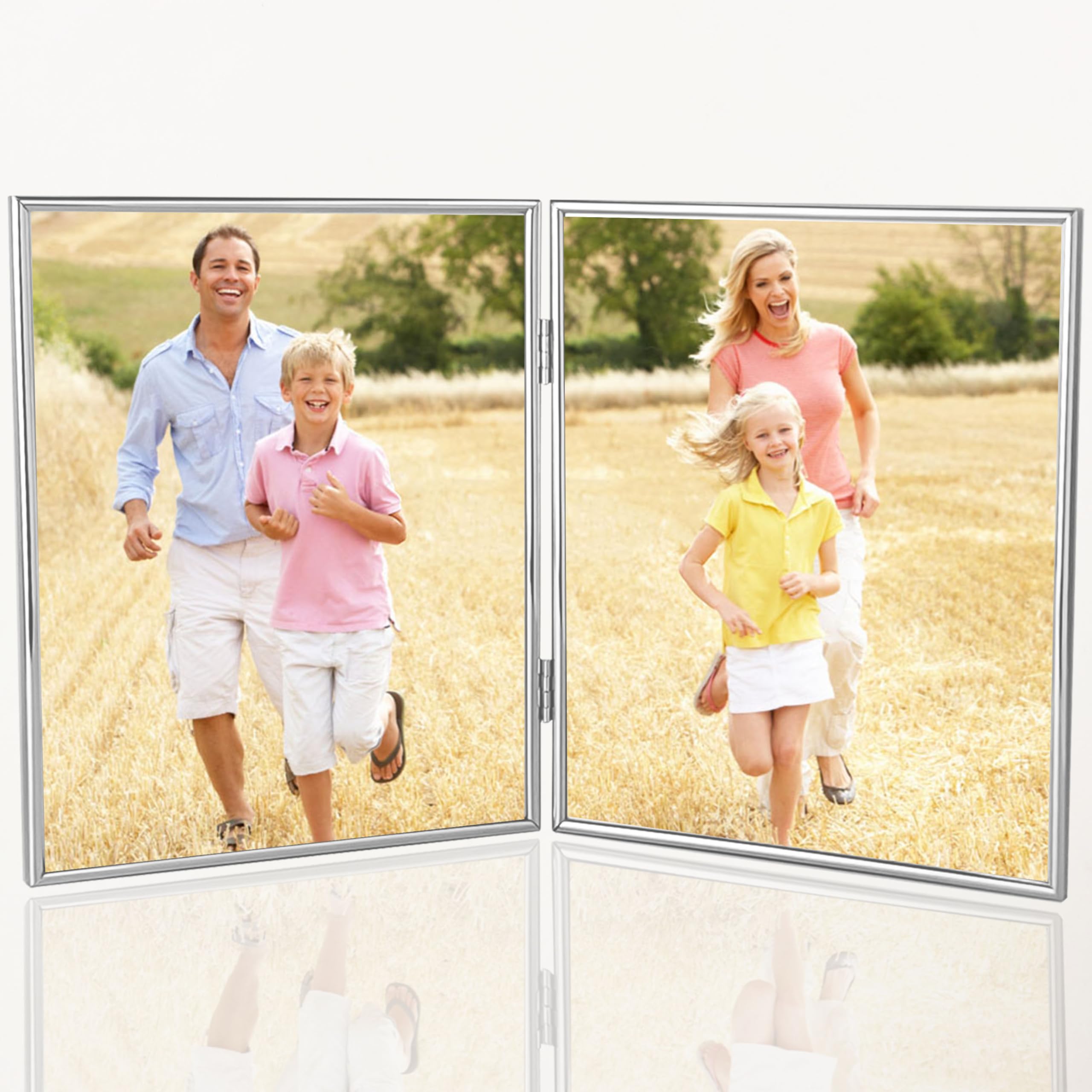 Amazon.com - HIKWADERY 8x10 Picture Frame Double Hinged Folding ...
