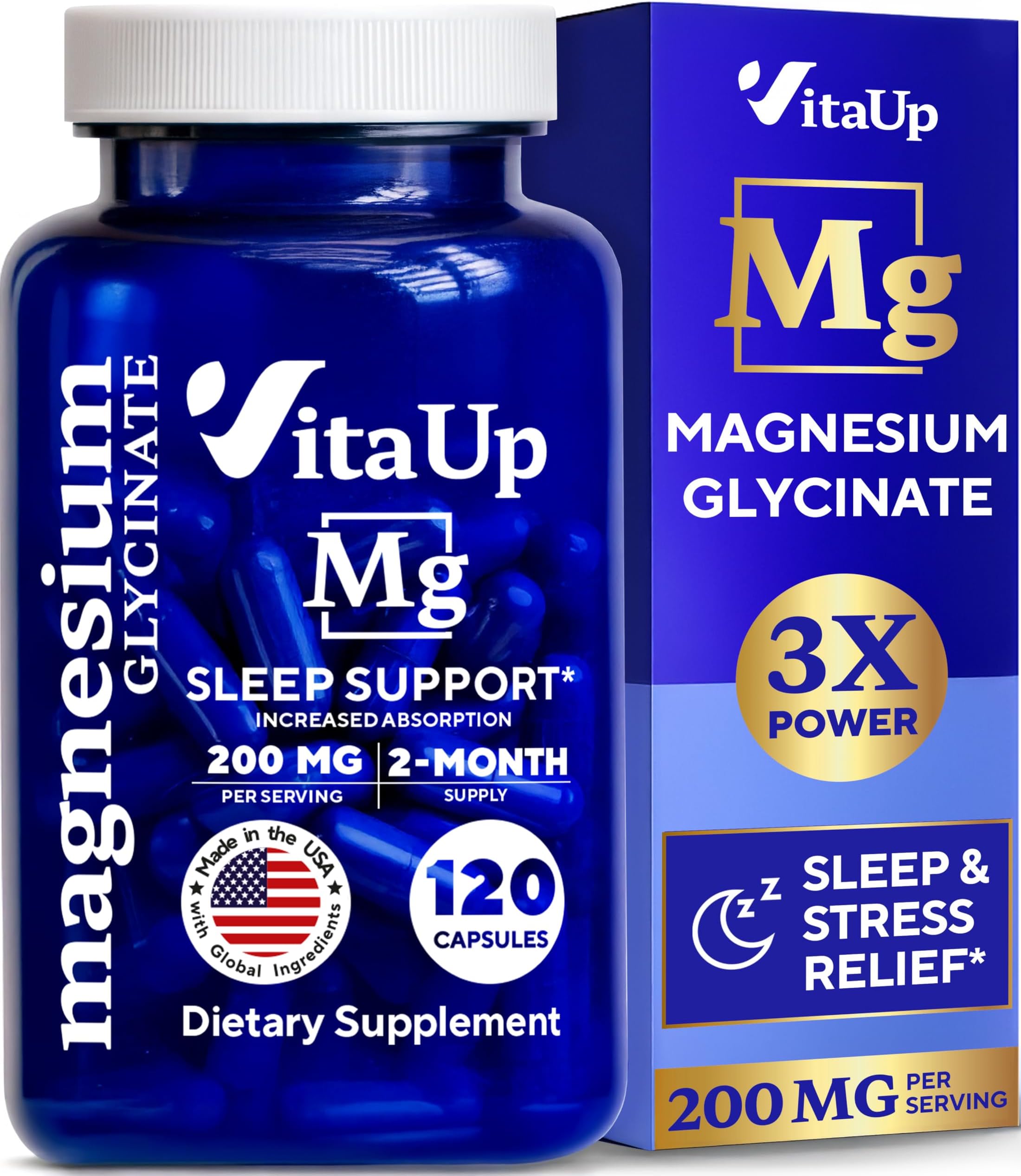 Amazon.com: aSquared Nutrition Magnesium Citrate 833mg Supplement - 200 ...