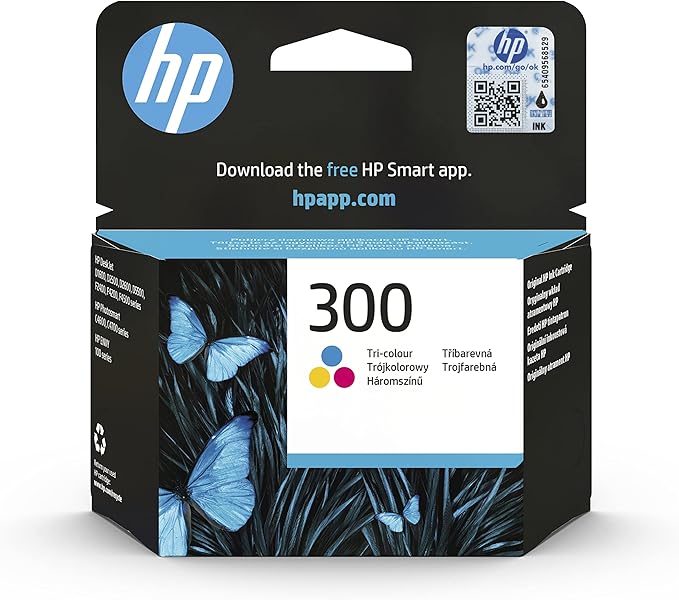 HP CC643EE 300 Original Ink Cartridge, Tri-color, Single Pack : Amazon ...