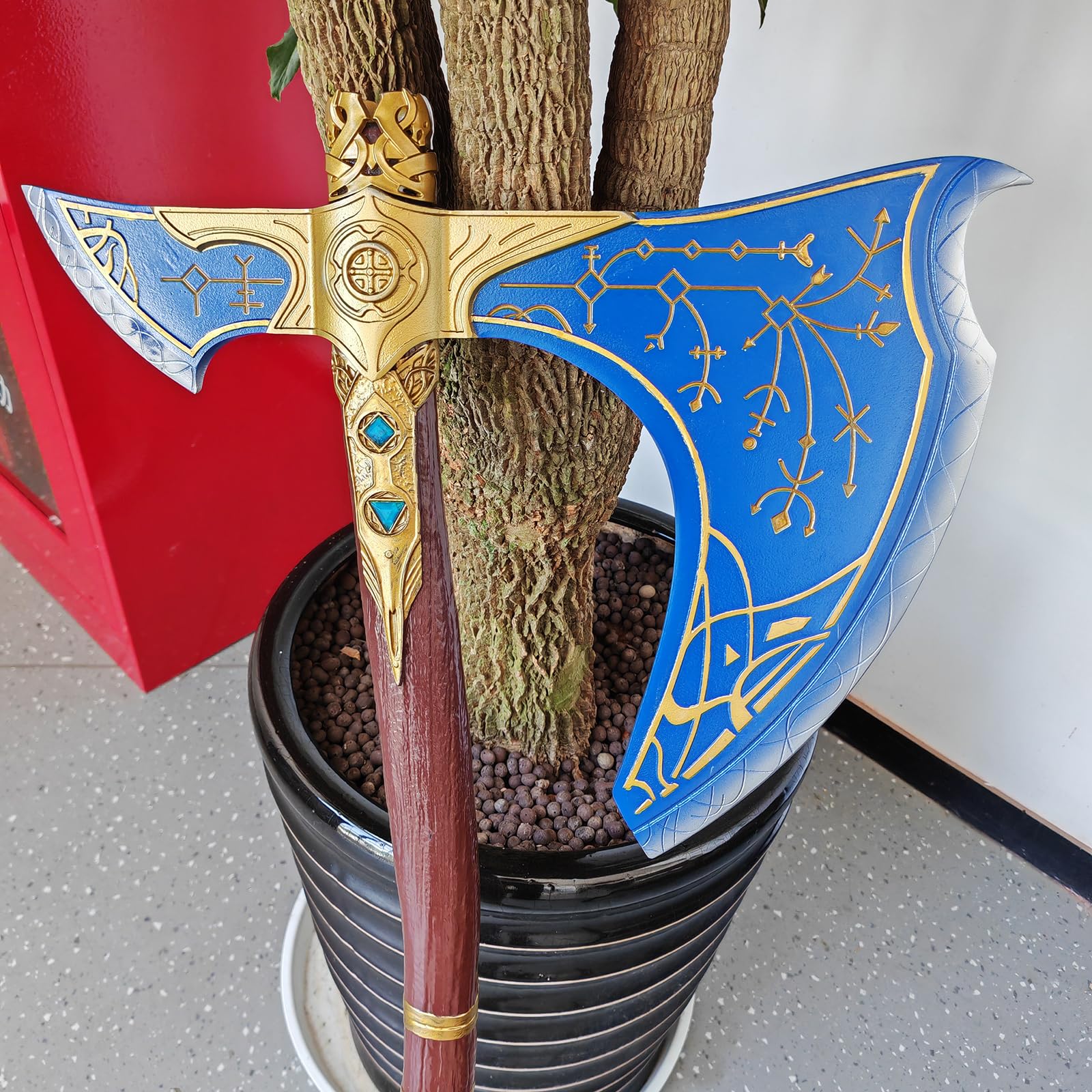 Snapklik.com : Ziqing Axe 1:1 Replica Real Metal Stainless Steel Cos ...