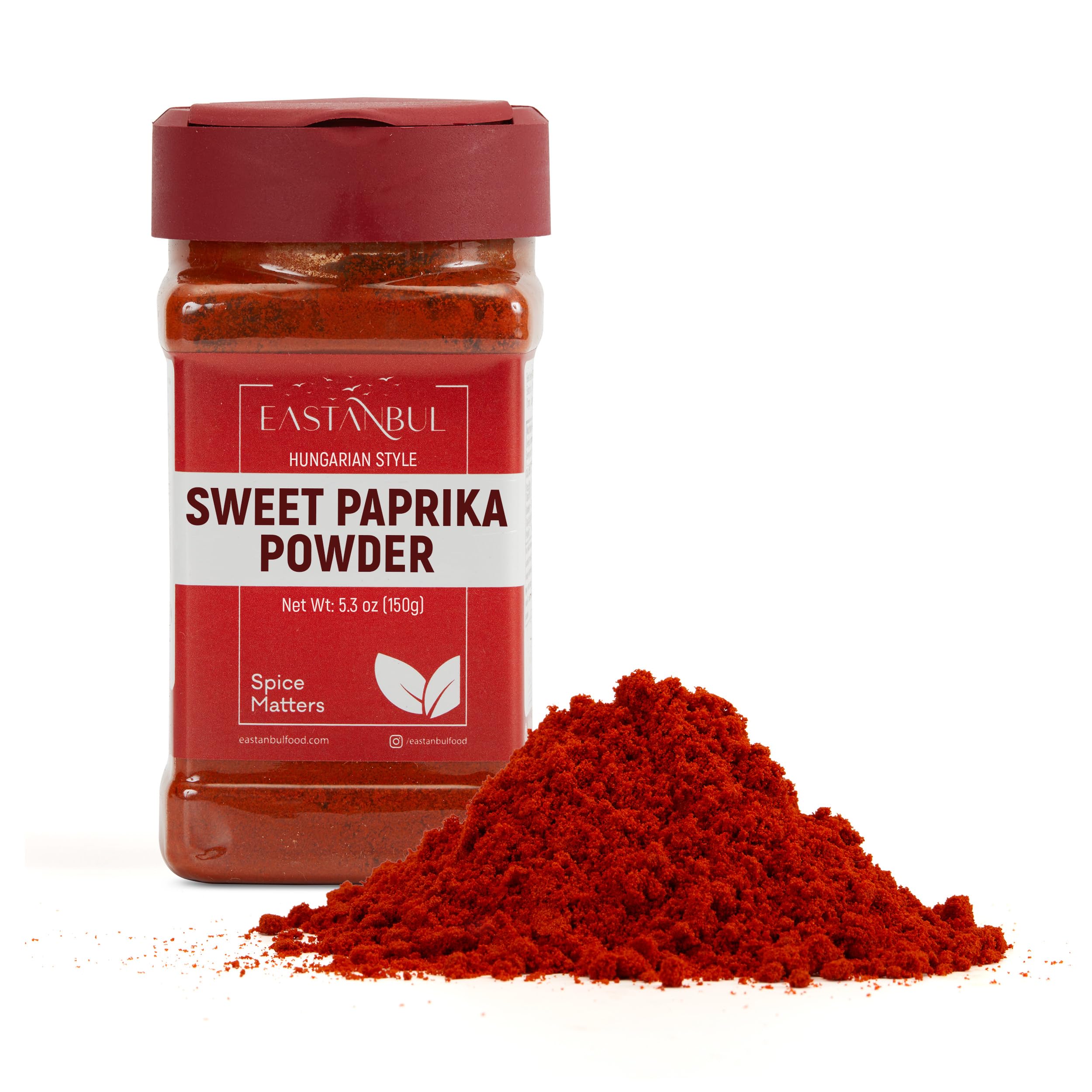 Amazon.com: Eastanbul Hungarian Sweet Paprika, 5.3oz Sweet Paprika ...