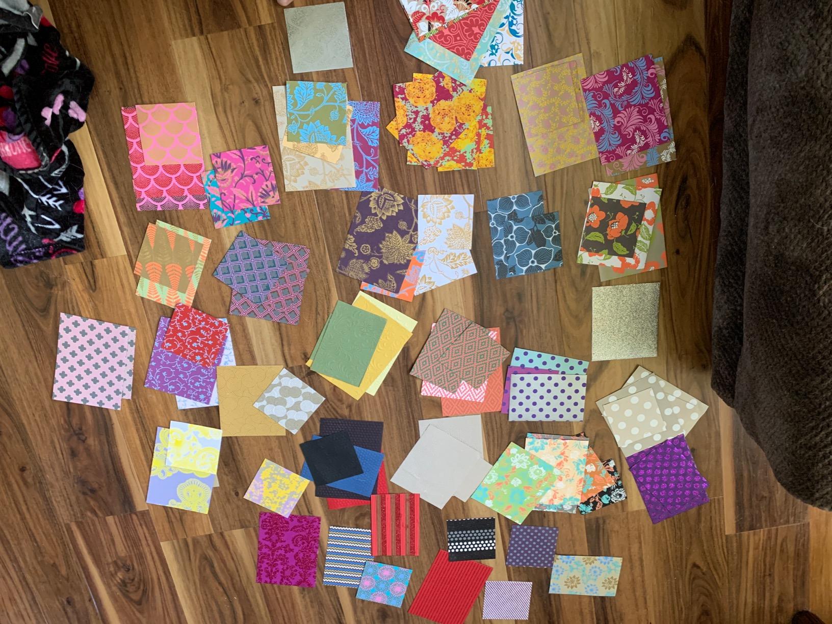 Amazon.com: Shizen Decorative Handmade Paper- Half Pound Scrap Pack ...