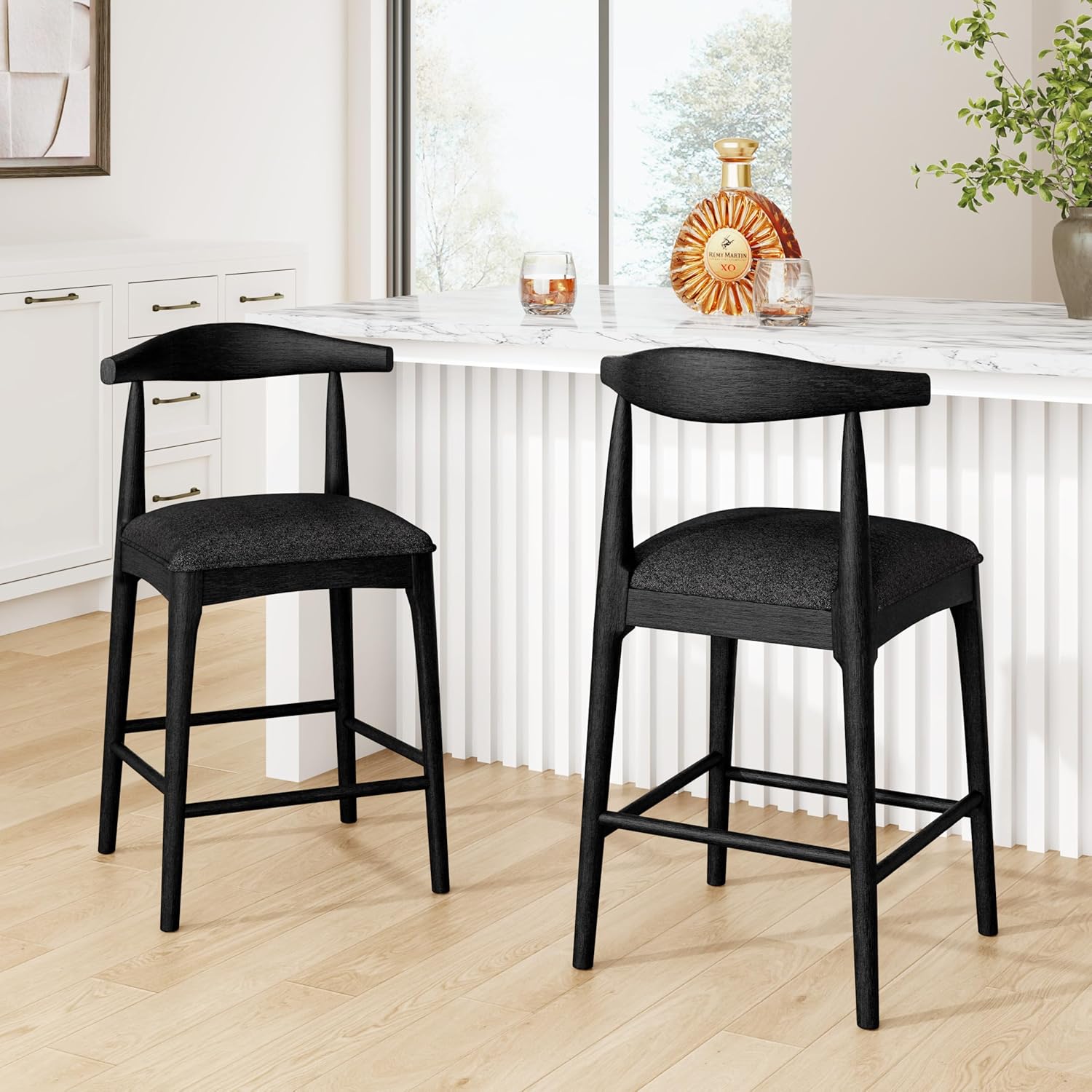 Amazon.com: Christopher Knight Home Nami 26.5'' Wooden Counter Height ...