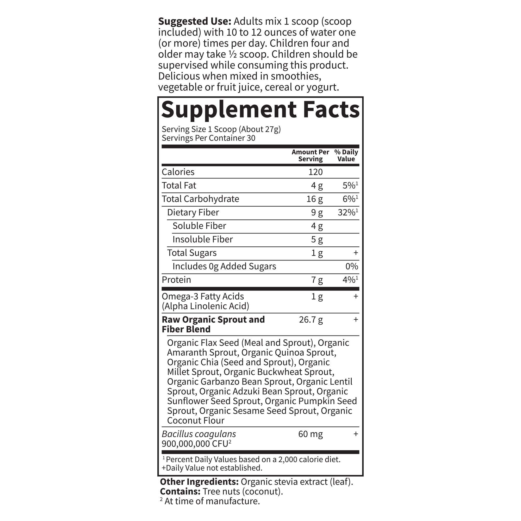 Snapklik.com : Garden Of Life Fiber Supplement, Raw Organic Fiber ...