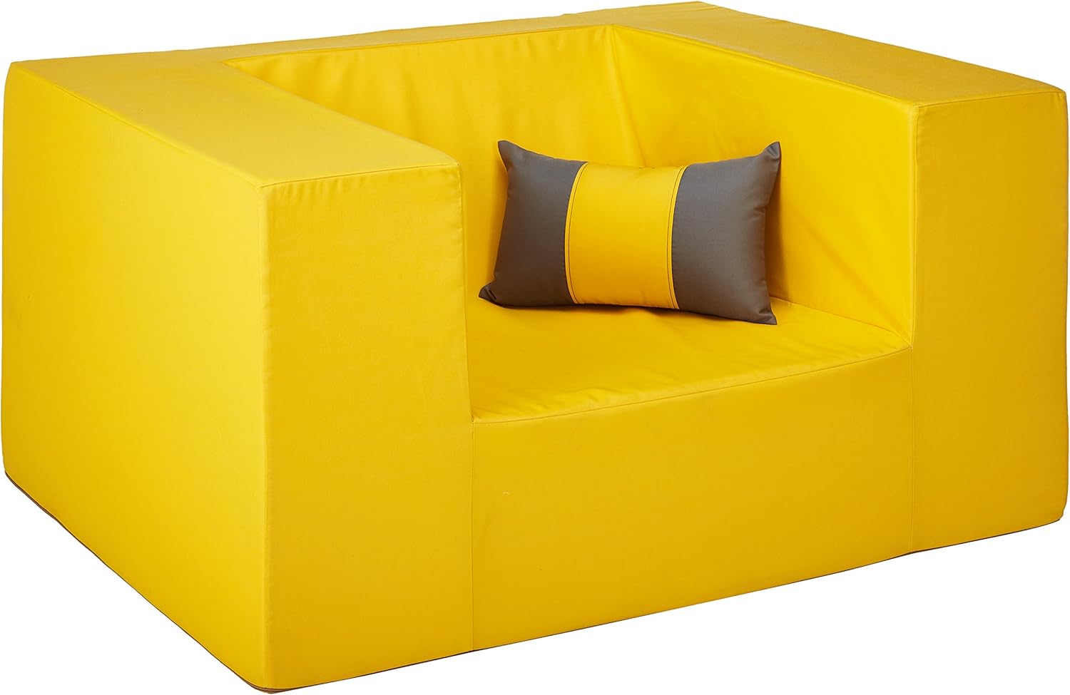 Amazon.com: Softblock Lowboy Alice Foam Chair, Yellow : Home & Kitchen