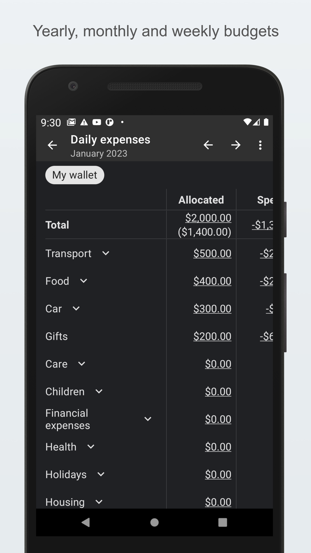 My Expenses:Amazon.co.uk:Appstore for Android