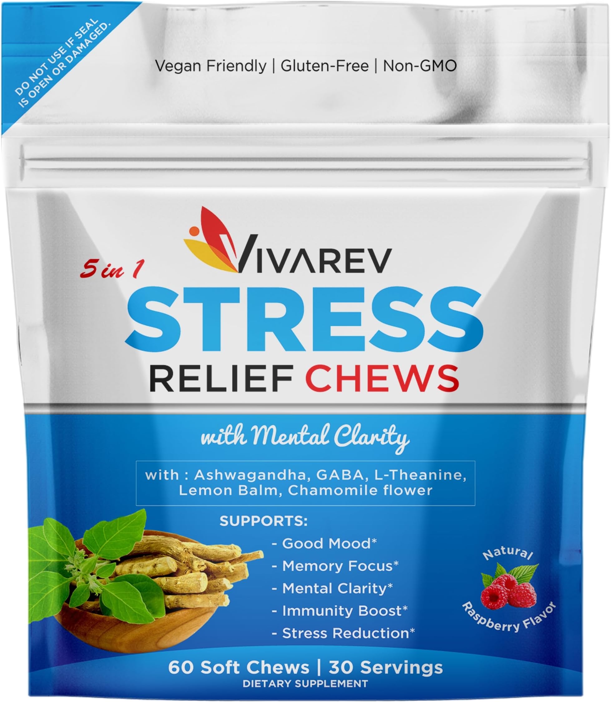 Amazon.com: VIVAREV Stress Relief Ashwagandha Gummies - Formulated with ...