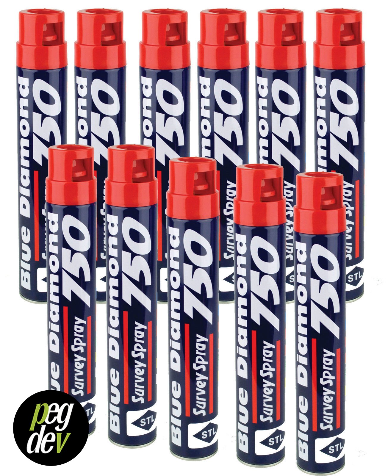 Buy PDL – Pegdev - RED SURVEY LINE MARKER AEROSOL SPRAY | Highly ...