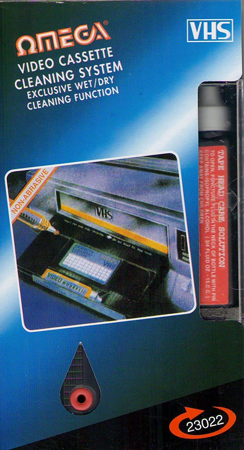 Video Vhs Vcr Cassette Tape Video Head Cleaner System Wet | Desertcart ...