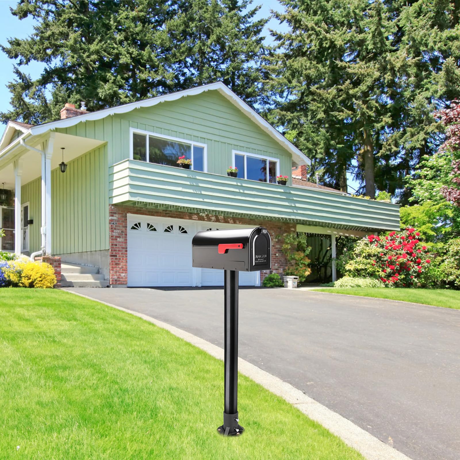 Snapklik.com : Chain Link Fence Post Floor Flange 2 1/2", Heavy Duty ...