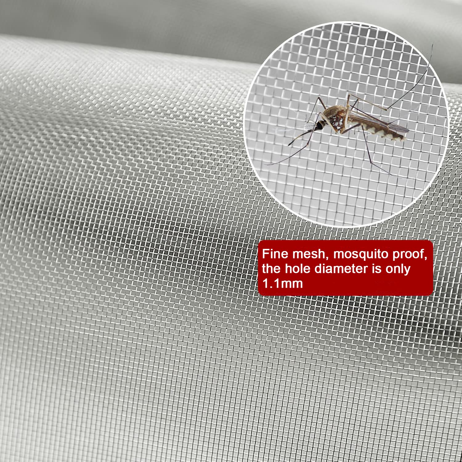 Snapklik.com : Mopam 304 Stainless Steel Screen Roll 47 Inch X 98 Feet ...