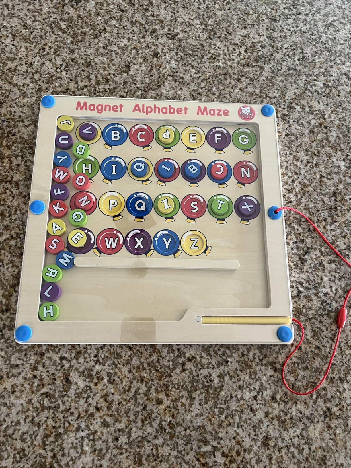 $5/mo - Finance Magnetic Alphabet Maze Board, Montessori Learning Toys ...