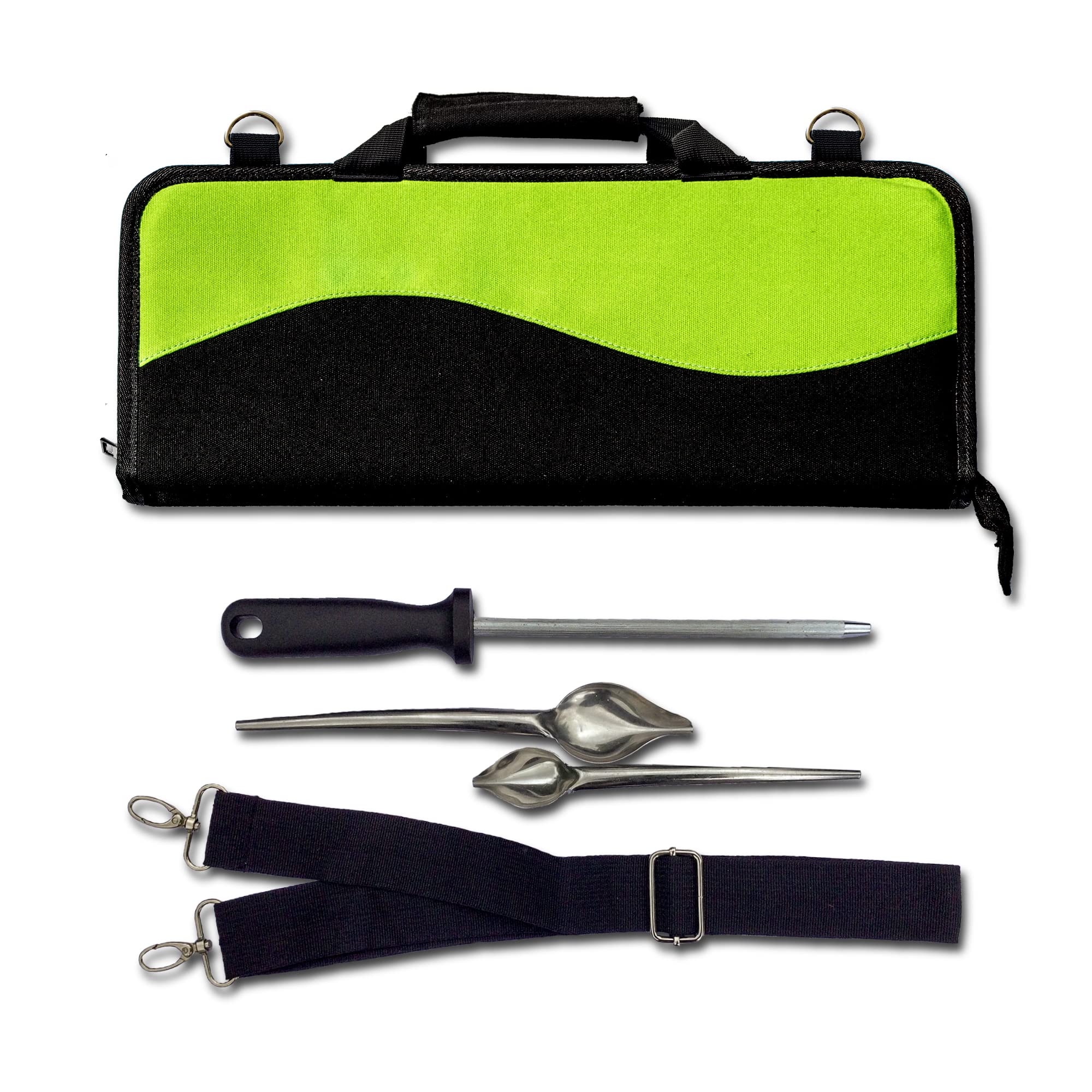 Knife Bag Canvas Chef Knife Roll Case -16 Pocket Knife & Kitchen ...