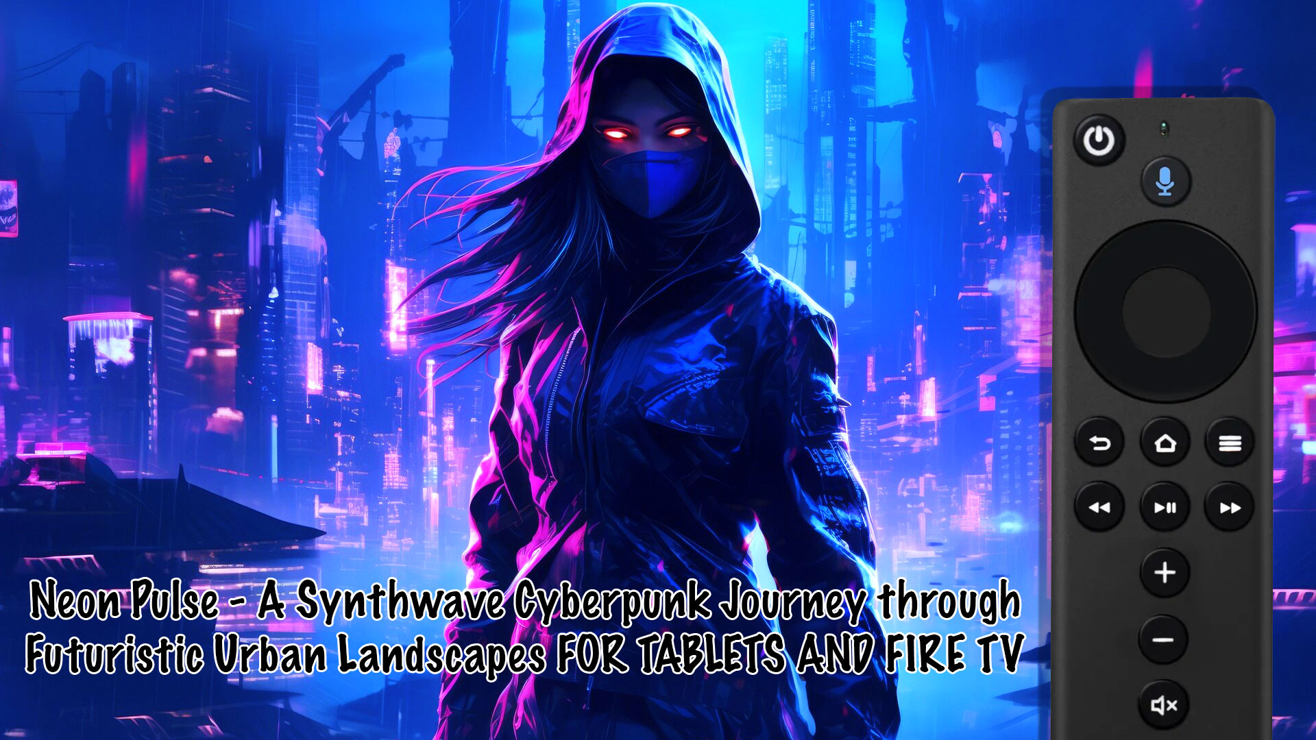 Synthwave Cityscape: Cyberpunk Urban Odyssey with Neon Pulse On Fire ...