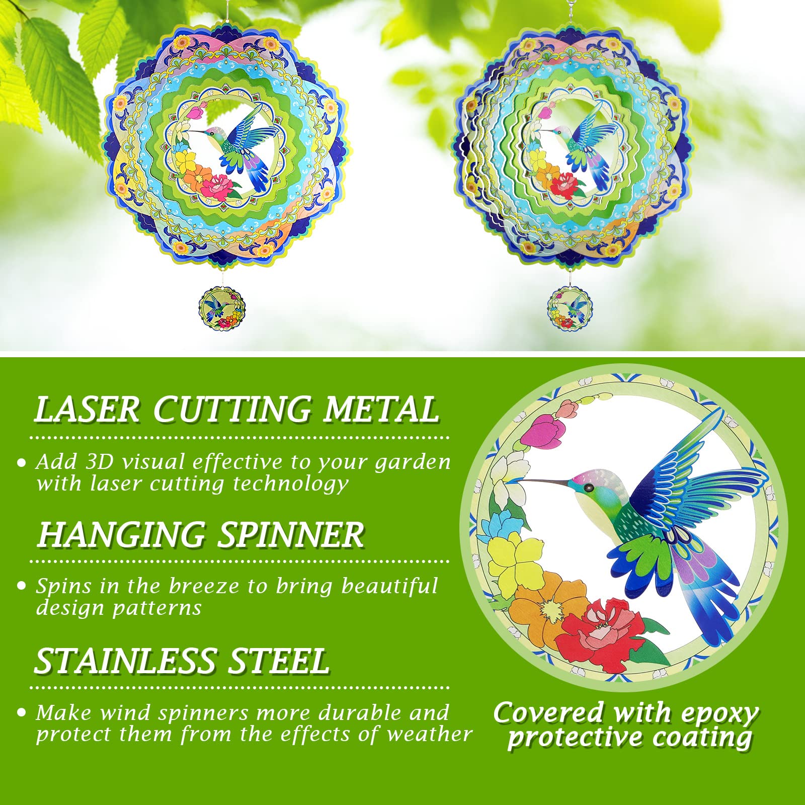 Snapklik.com : Hummingbird Wind Spinners, Hummingbird Gifts For Women ...