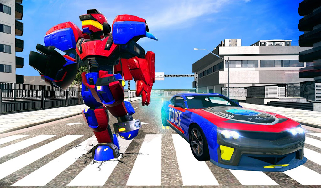 Police Robot Car Hero Transformation : Incredible Monster Robot Super ...