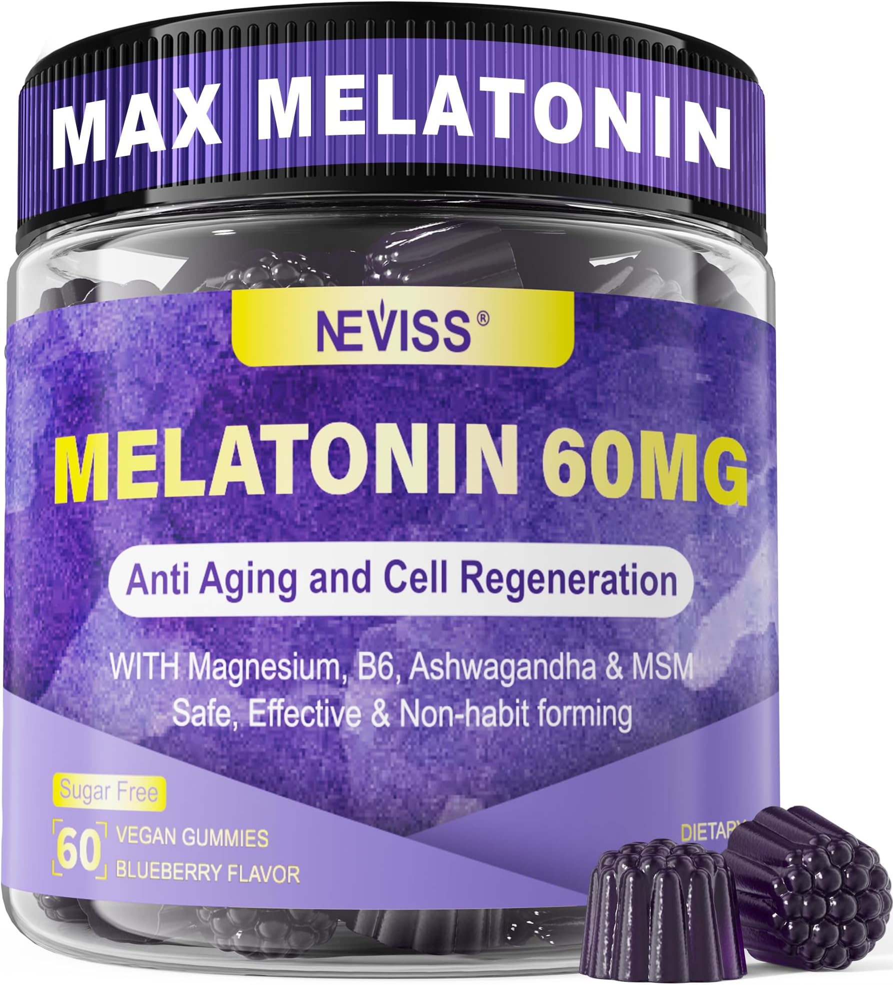 Amazon.com: Melatonin Gummies 30mg for Adults - Maximum Strength ...