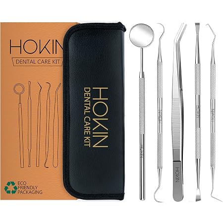 Amazon.com: Dental Tools, 6 Pack Teeth Cleaning Tools Stainless Steel ...