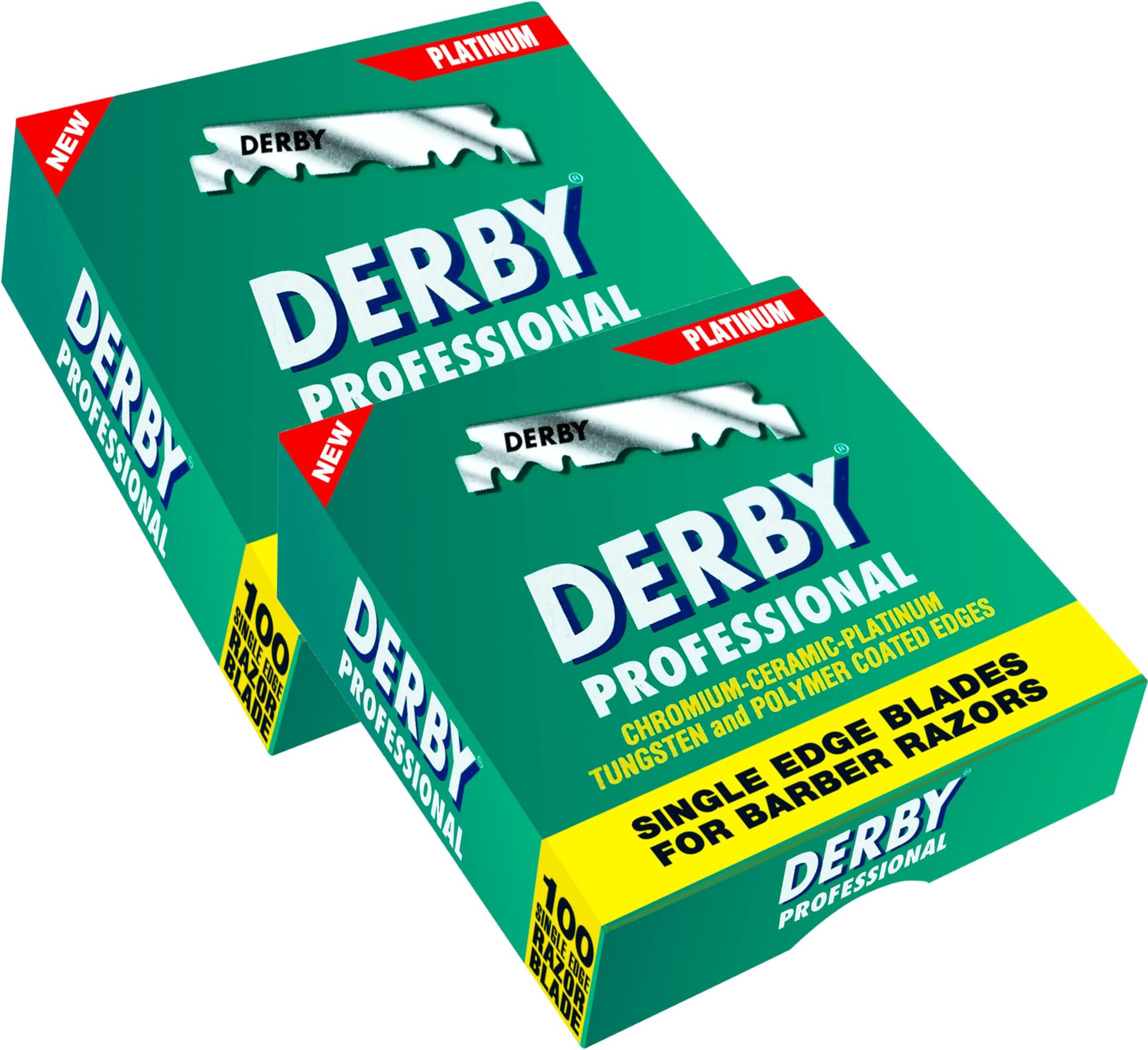 Amazon.com: 500 "Derby Premium" Single Edge Razor Blades for straight ...