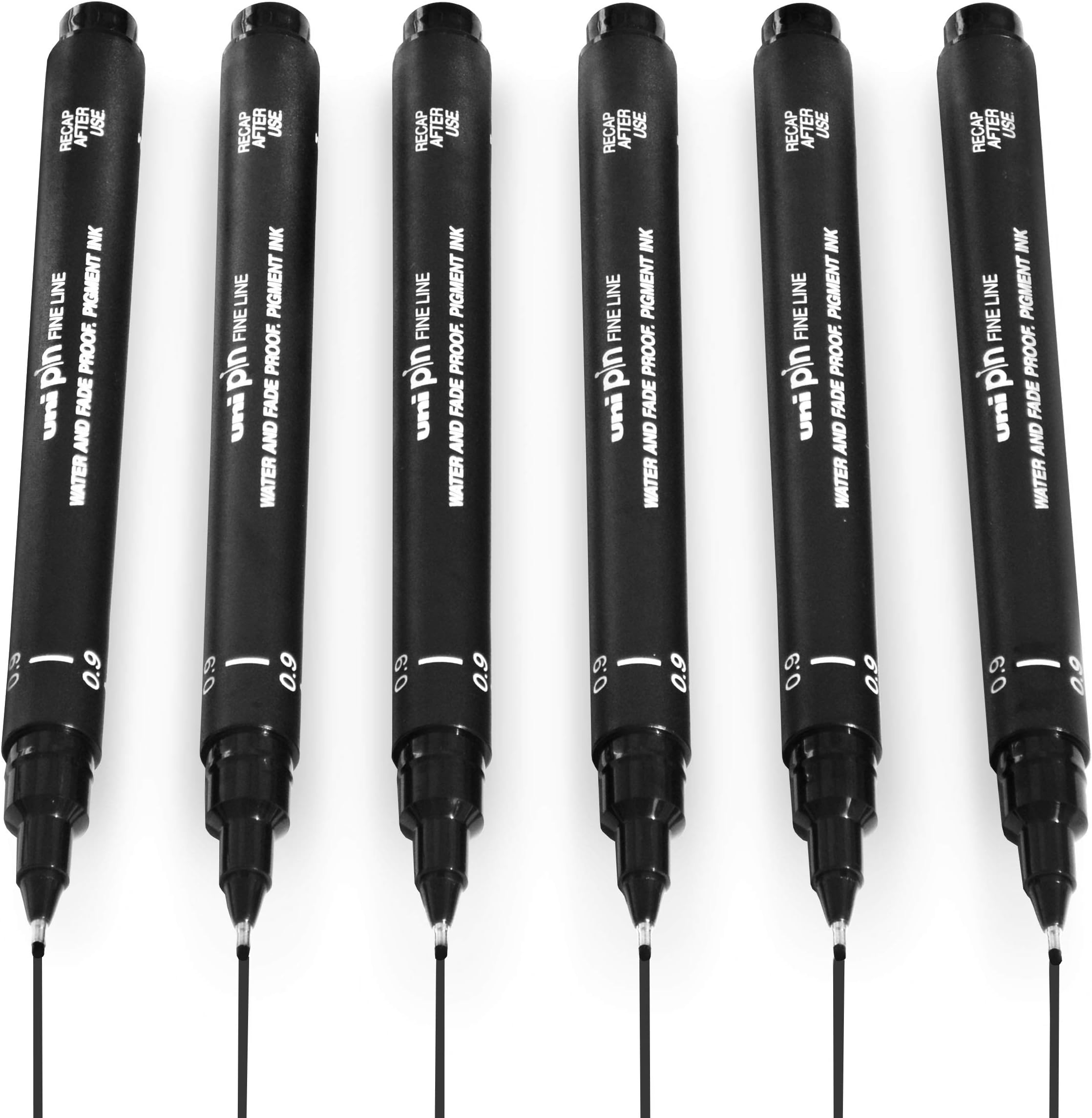 Amazon.com: Uni Pin Fineliner Drawing Pen - Black Ink - 1.0mm Nib ...