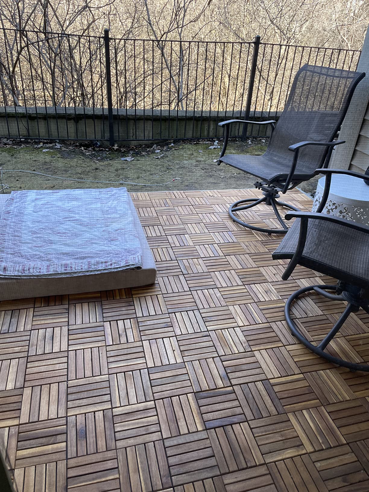 $8/mo - Finance Interbuild Acacia Hardwood Interlocking Patio Deck ...