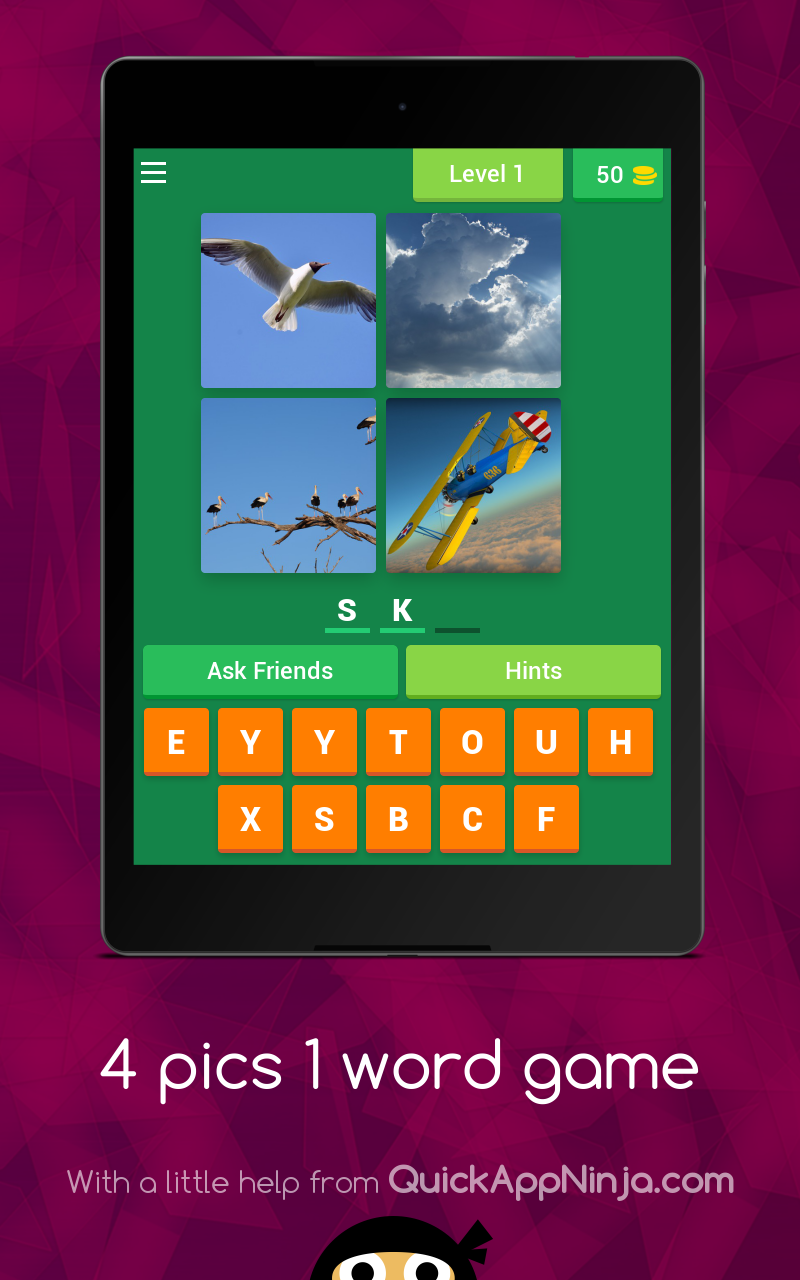 4 pics 1 word game - App on the Amazon Appstore