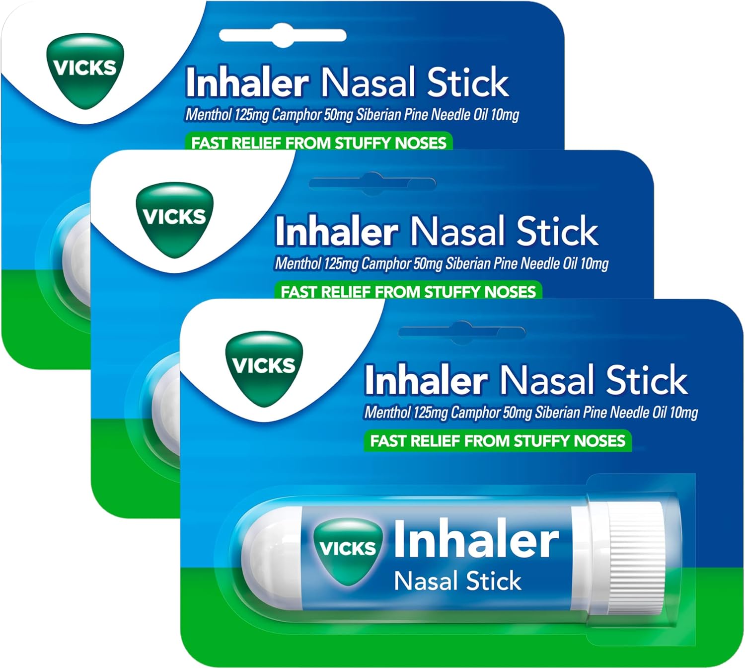 Vicks Inhaler for Cold and Cough, Fast Relief from A Stuffy Nose ...