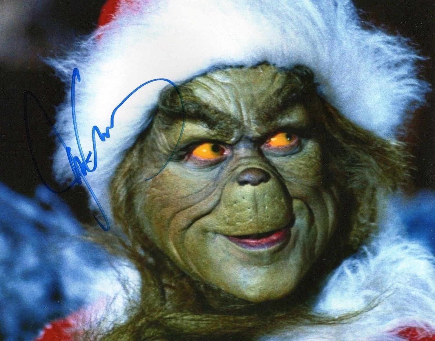 Amazon.com: Photo Jim Carrey - The Grinch Signed Autographed 8 x 10 ...